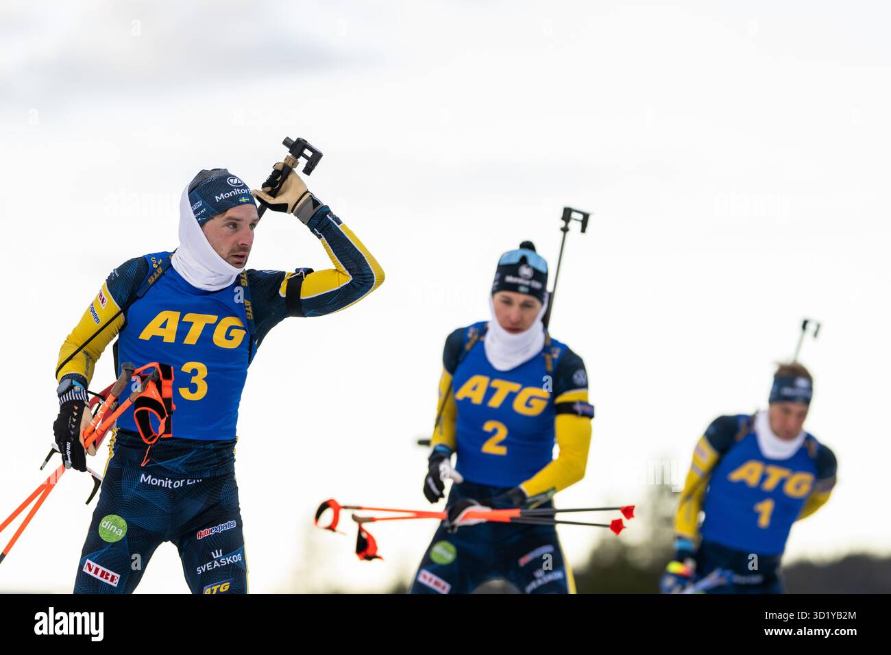 251029 Jesper Nelin during a training session with the Swedish national ...
