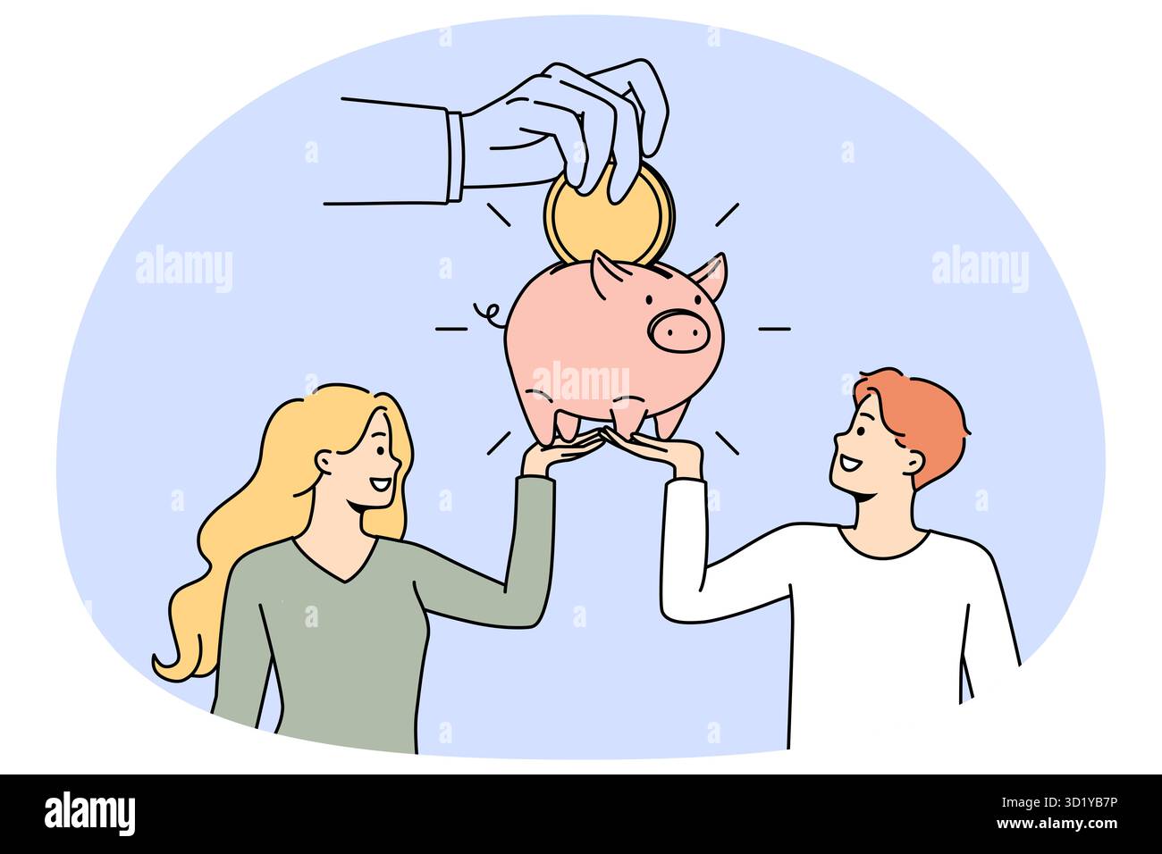 Couple bank account Cut Out Stock Images & Pictures - Alamy