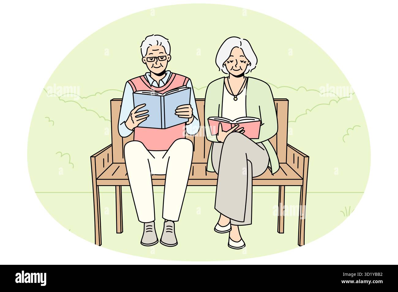 Smiling woman on park Cut Out Stock Images & Pictures - Alamy