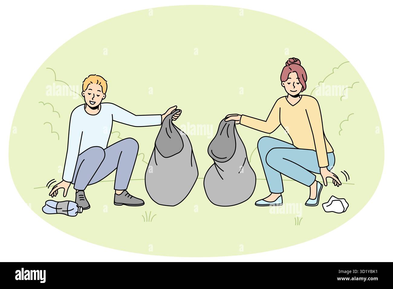 Clean planet collection recycling Cut Out Stock Images & Pictures - Alamy