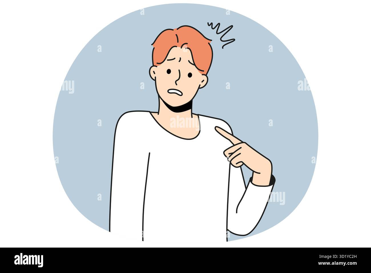 Hand man who drawing Cut Out Stock Images & Pictures - Alamy