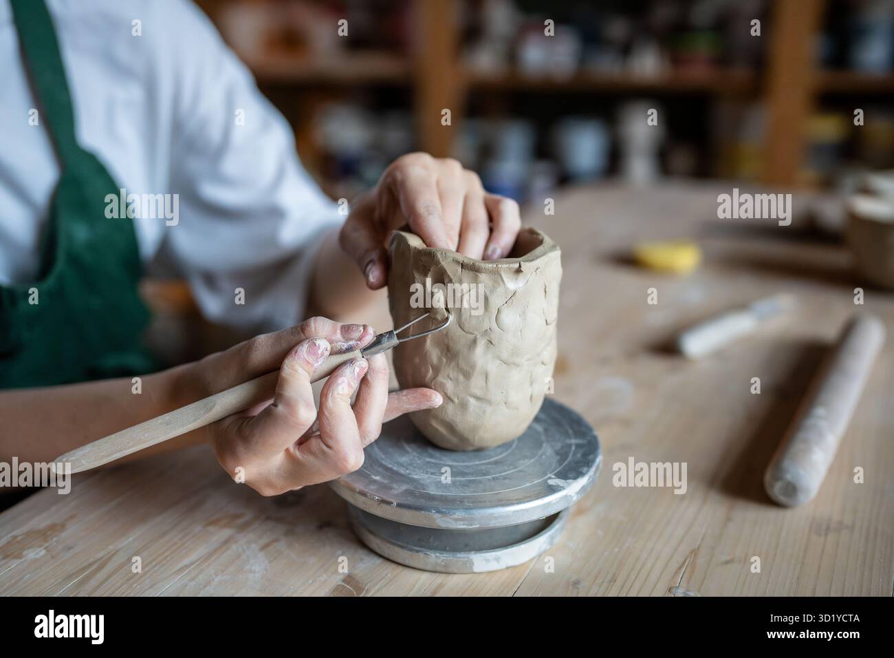 Woman hands removing excess hi-res stock photography and images - Alamy