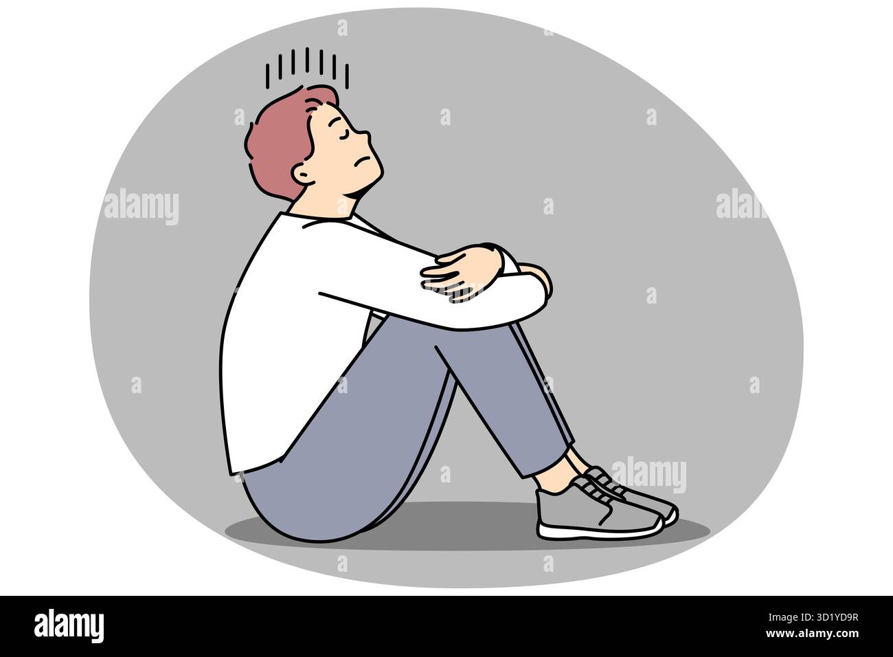 Lonely thoughts Cut Out Stock Images & Pictures - Alamy