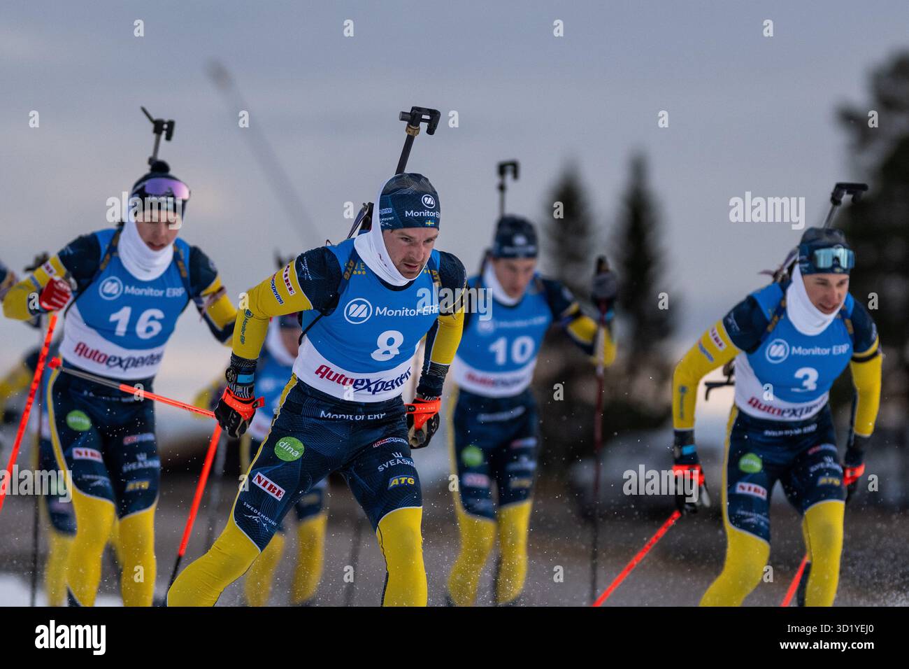 251029 Jesper Nelin during a training session with the Swedish national ...