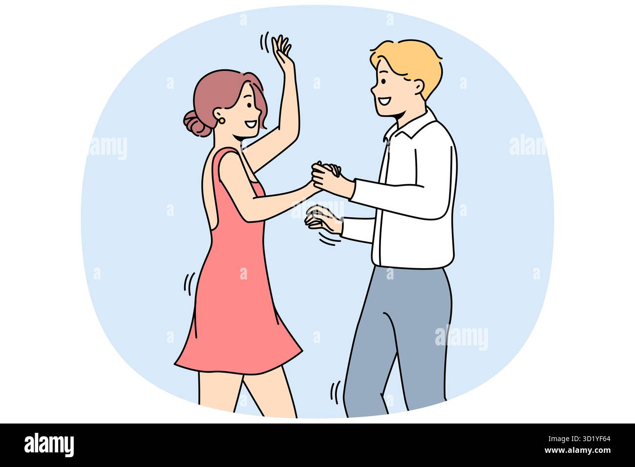 Woman dancing party night Cut Out Stock Images & Pictures - Alamy