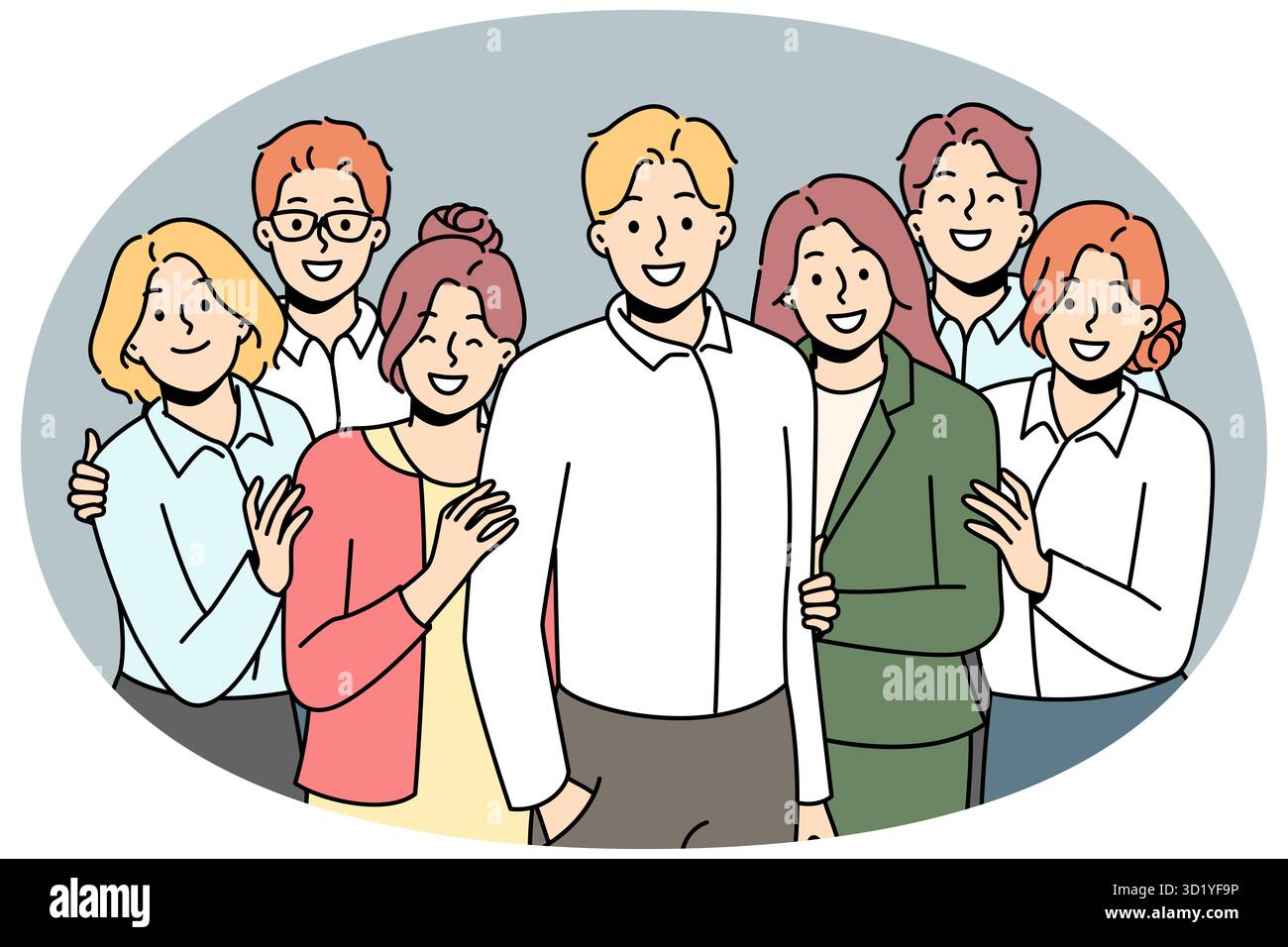 Coworkers meeting together work management Cut Out Stock Images ...