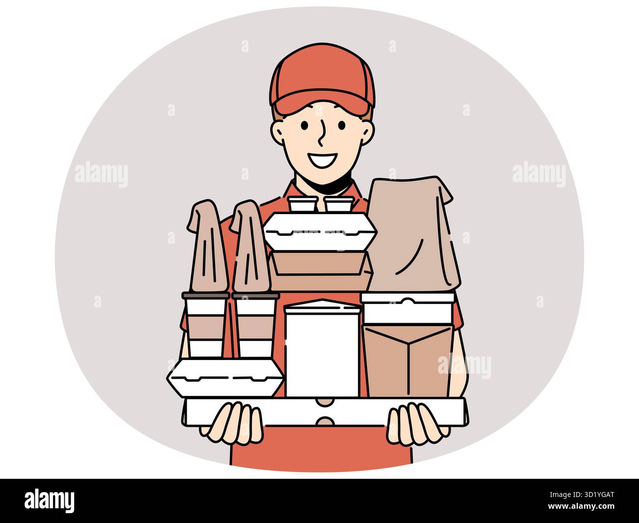 Happy quality work in Cut Out Stock Images & Pictures - Alamy