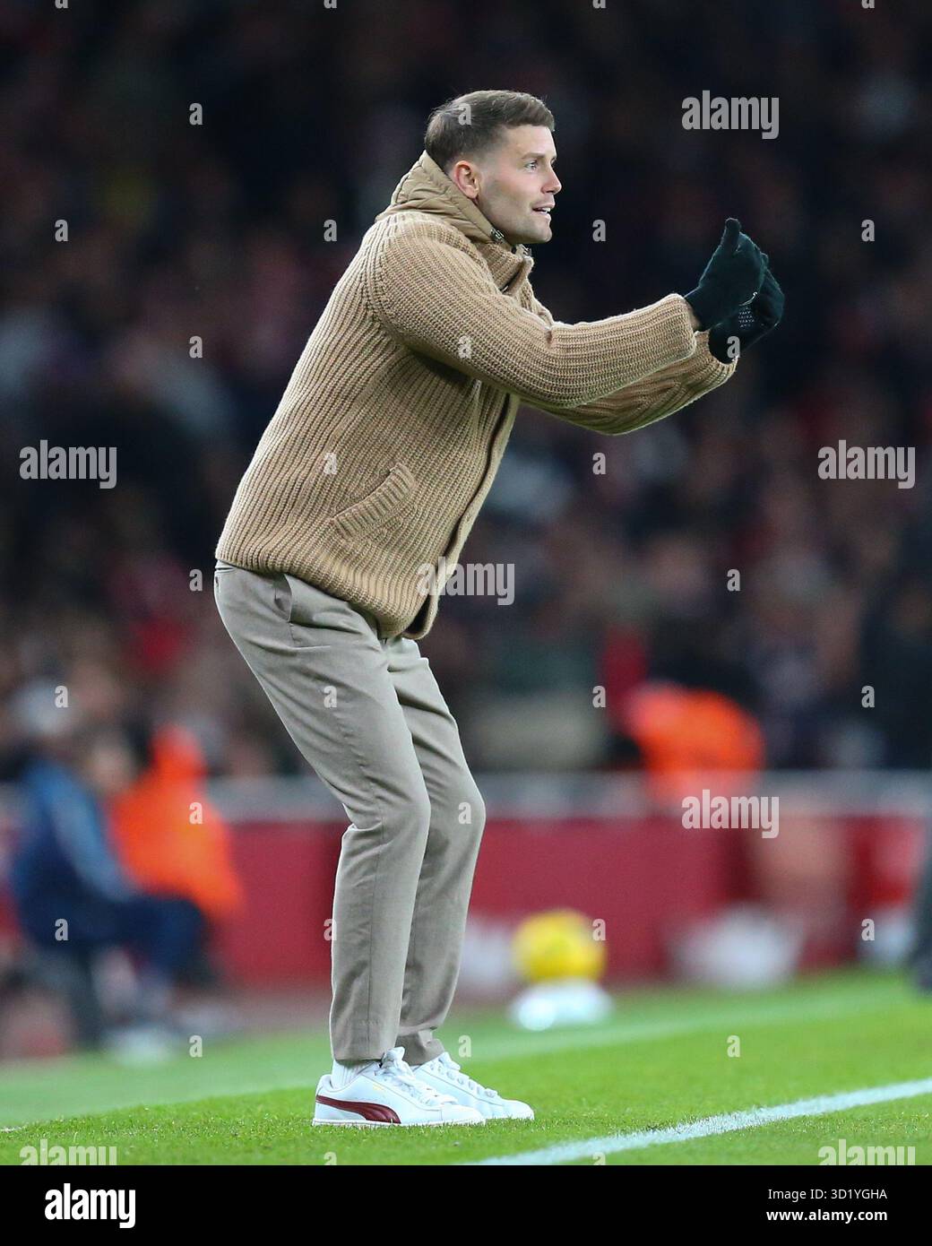 London, England, October 29 2025: Head coach of Brighton & Hove Albion ...