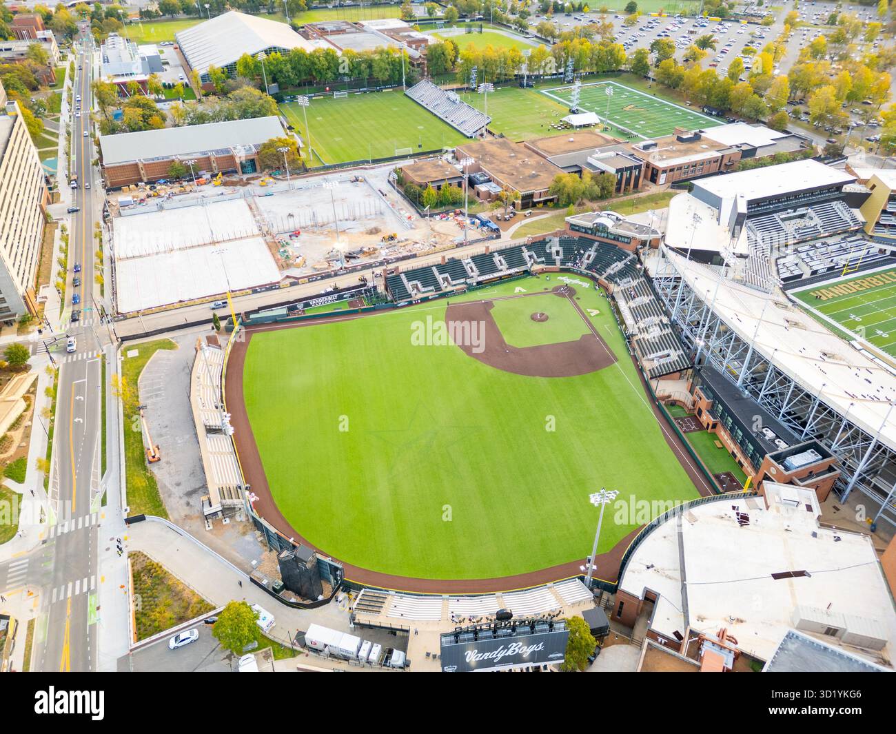 Nashville, TN - October 24, 2025: Hawkins Field is home to the ...