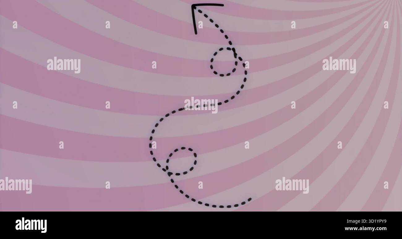 Black curving arrow pointing hi-res stock photography and images - Alamy