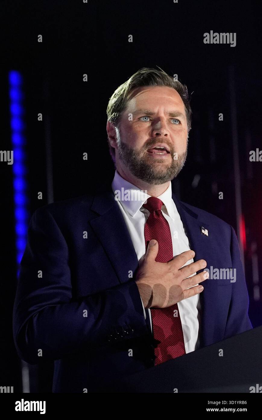 Vice President JD Vance speaks during a "This Is the Turning Point ...