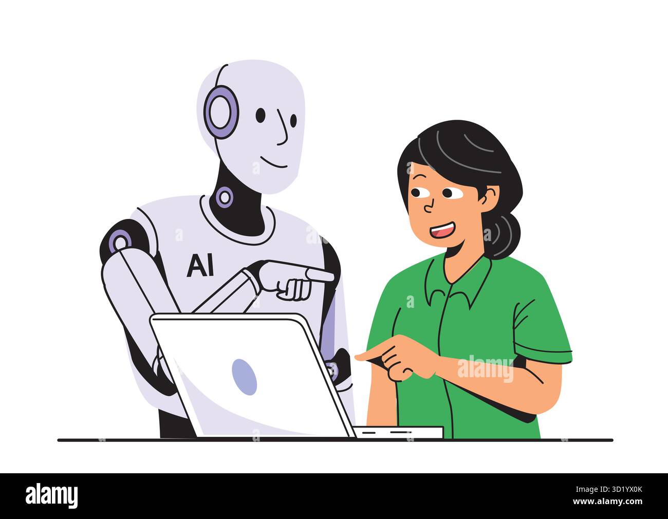 Engaging in team collaboration Cut Out Stock Images & Pictures - Alamy