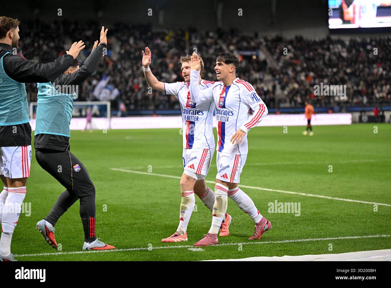 10 Pavel SULC (ol) - 17 Afonso MOREIRA (ol) during the Ligue 1 McDonald ...