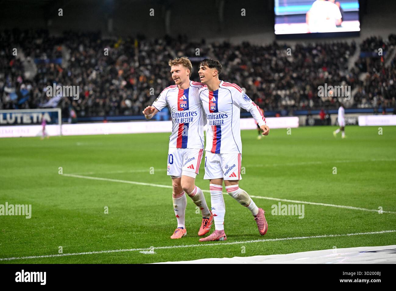 10 Pavel SULC (ol) - 17 Afonso MOREIRA (ol) during the Ligue 1 McDonald ...
