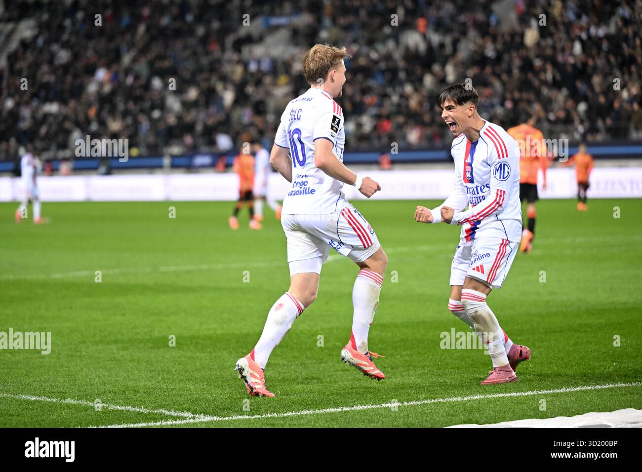 17 Afonso MOREIRA (ol) during the Ligue 1 McDonald's match between ...