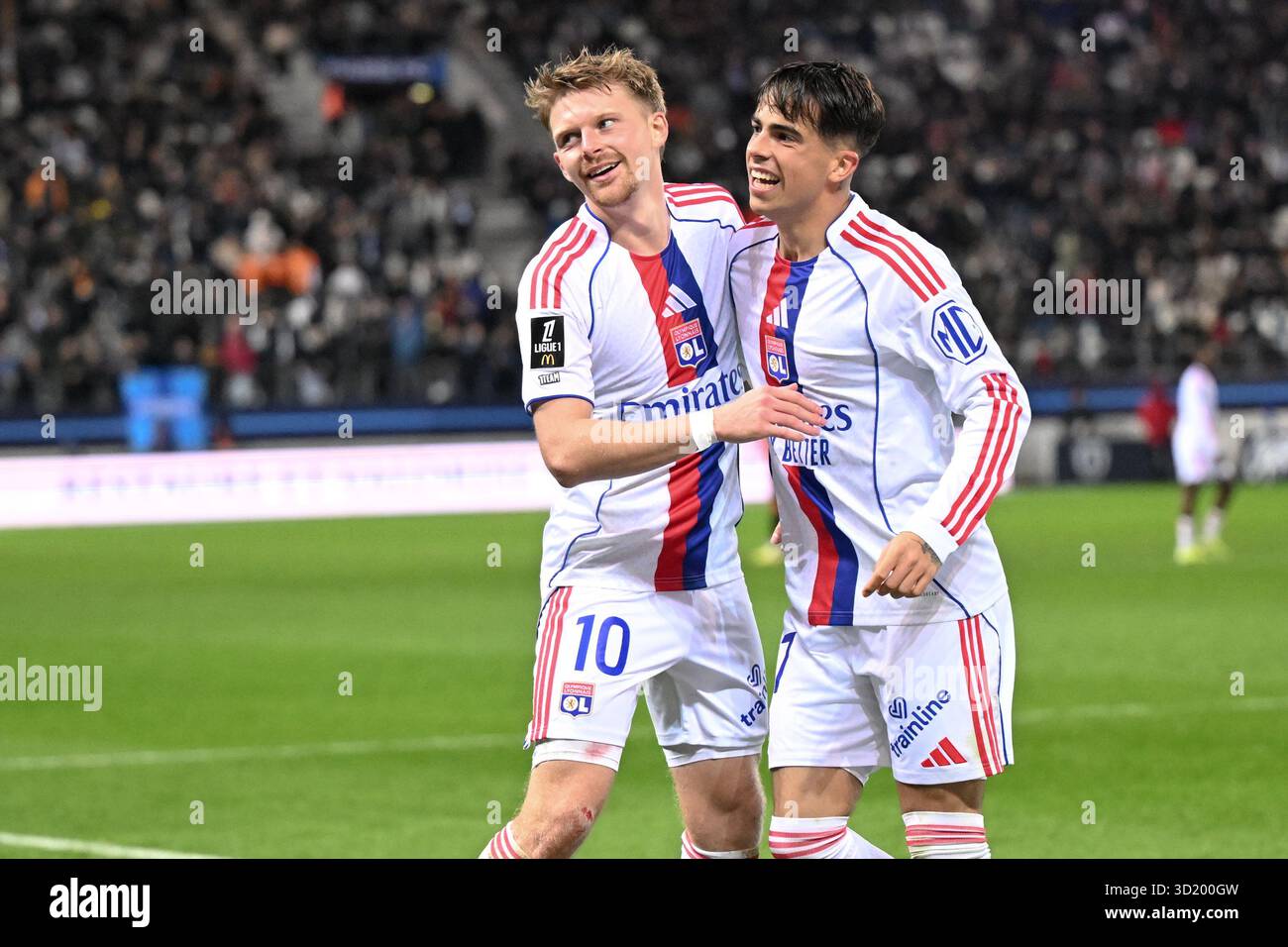 10 Pavel SULC (ol) - 17 Afonso MOREIRA (ol) during the Ligue 1 McDonald ...