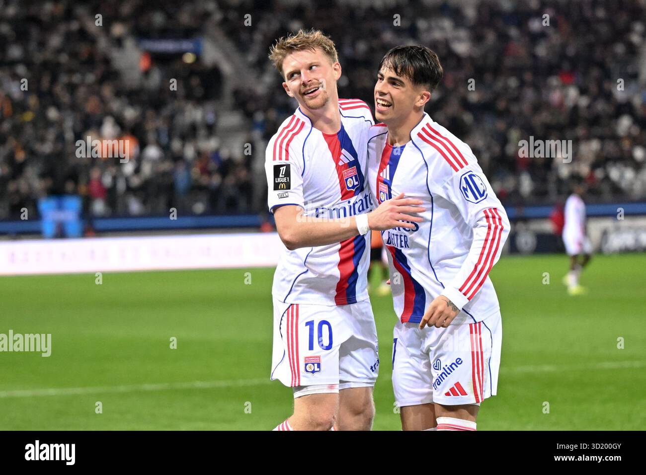 10 Pavel SULC (ol) - 17 Afonso MOREIRA (ol) during the Ligue 1 McDonald ...
