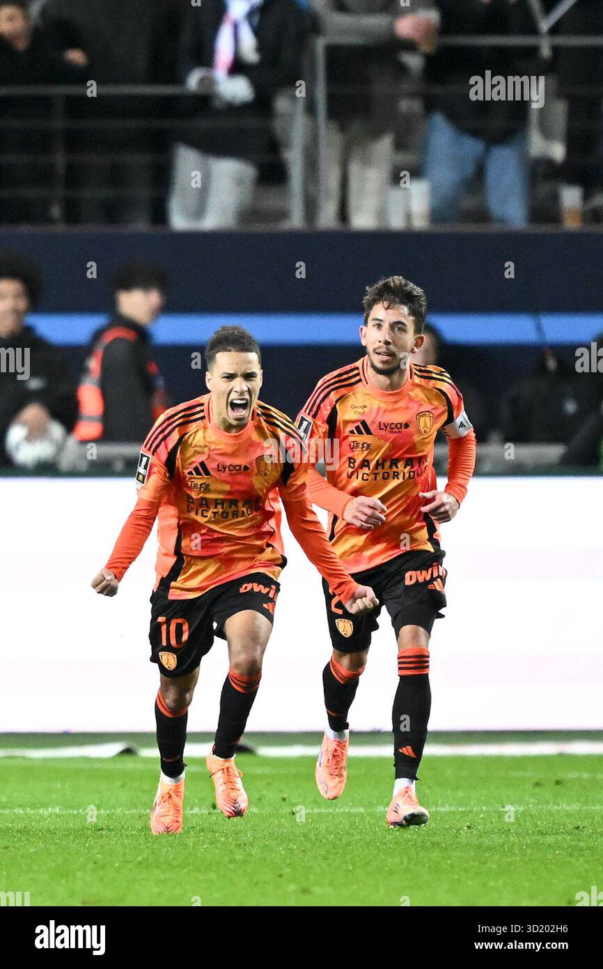 21 Maxime LOPEZ (pfc) - 10 Ilan KEBBAL (pfc) during the Ligue 1 ...