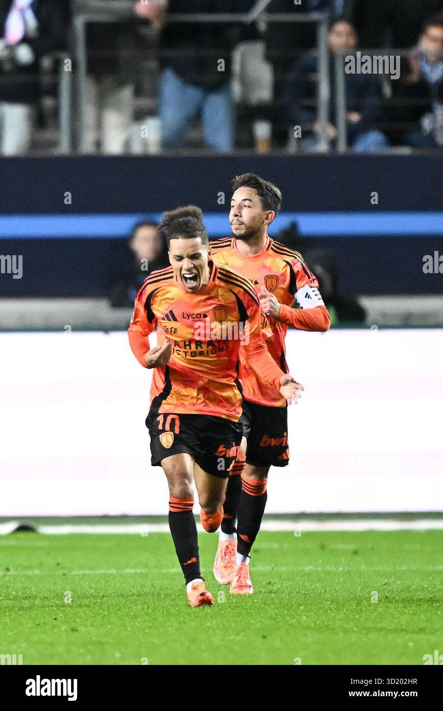 21 Maxime LOPEZ (pfc) - 10 Ilan KEBBAL (pfc) during the Ligue 1 ...