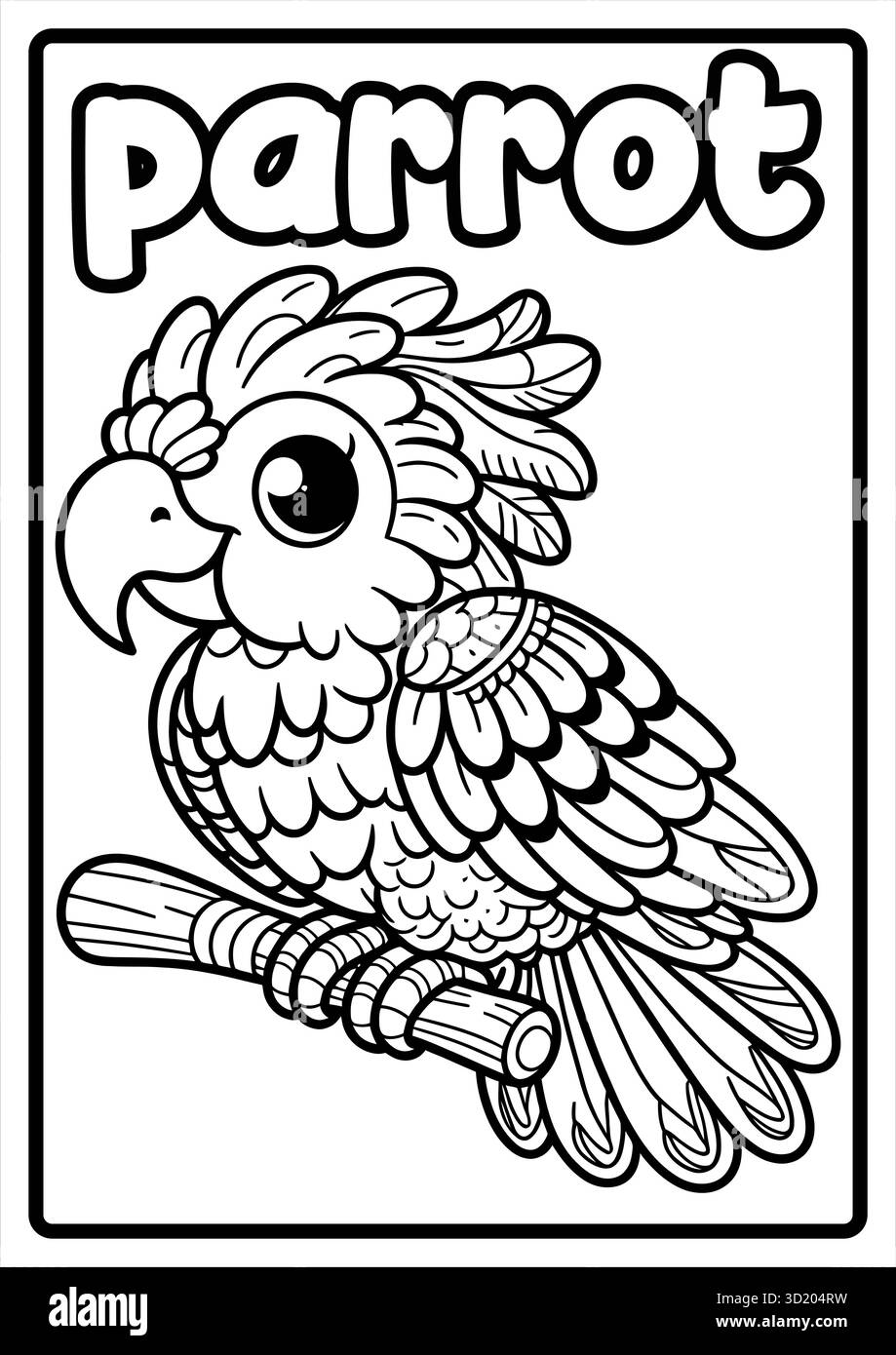 Printable Cute Animal Coloring Pages for Kids feature fun and easy-to ...