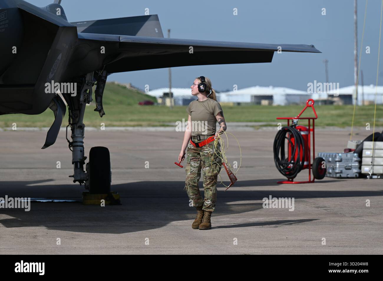 U.S. Air Force Airman 1st Class Sydney Rainaud, 60th Aircraft ...
