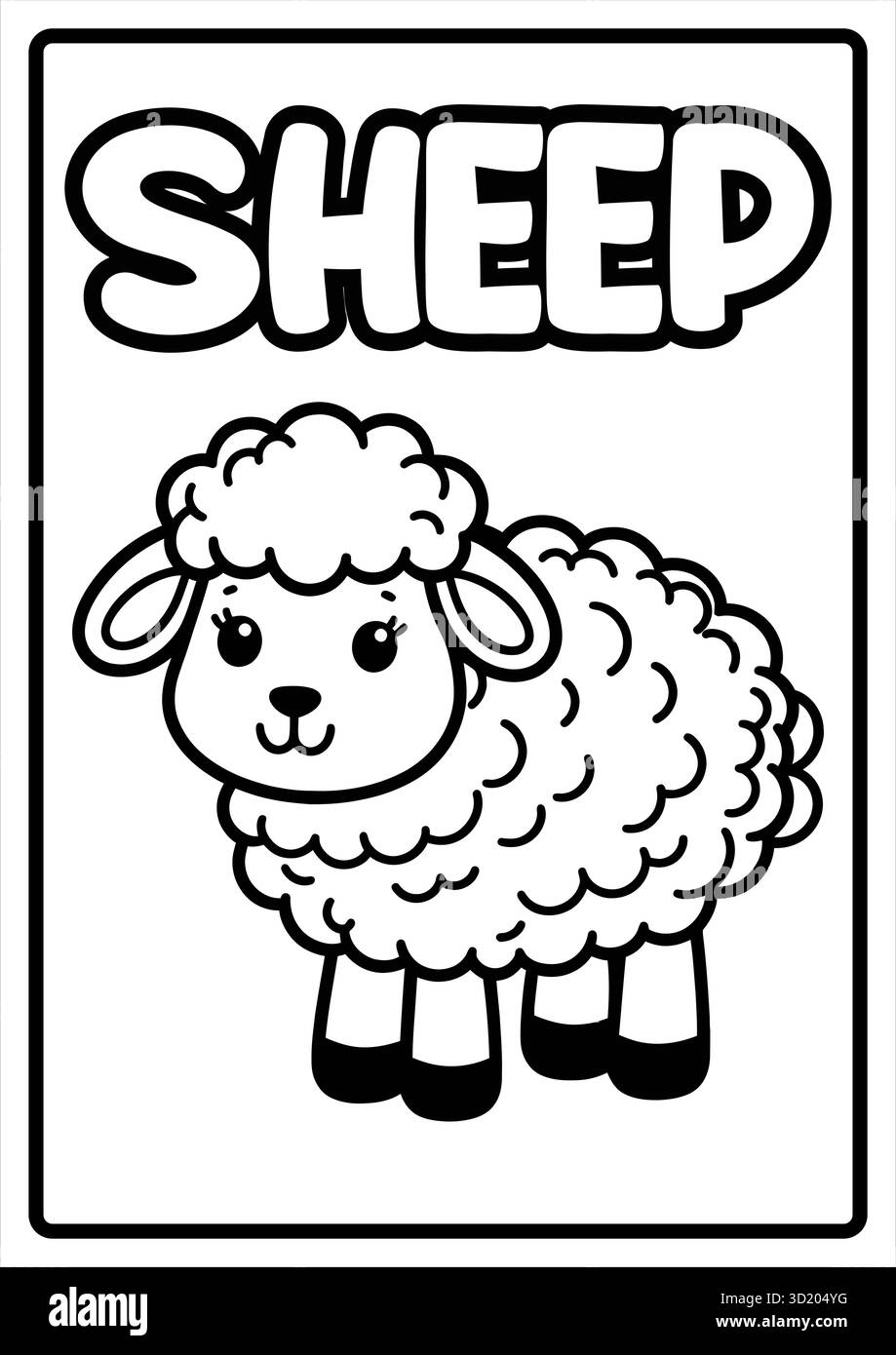 Printable Cute Animal Coloring Pages for Kids feature fun and easy-to ...