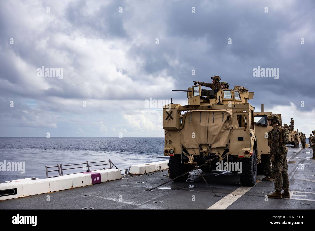 CARIBBEAN SEA (Sep. 16, 2025) Marines, assigned to the 22nd Marine ...