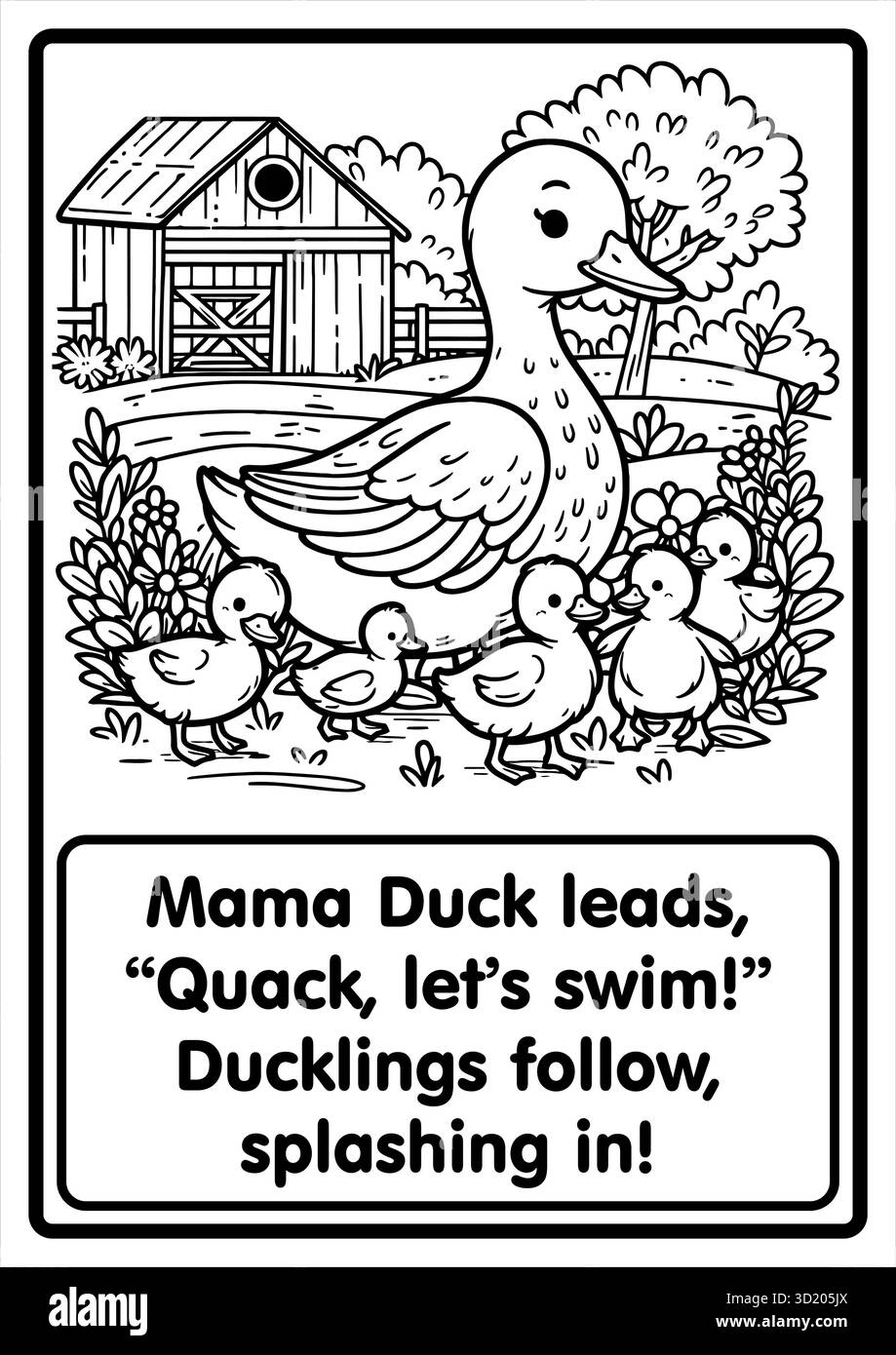 Printable Cute Animal Coloring Pages for Kids feature fun and easy-to ...