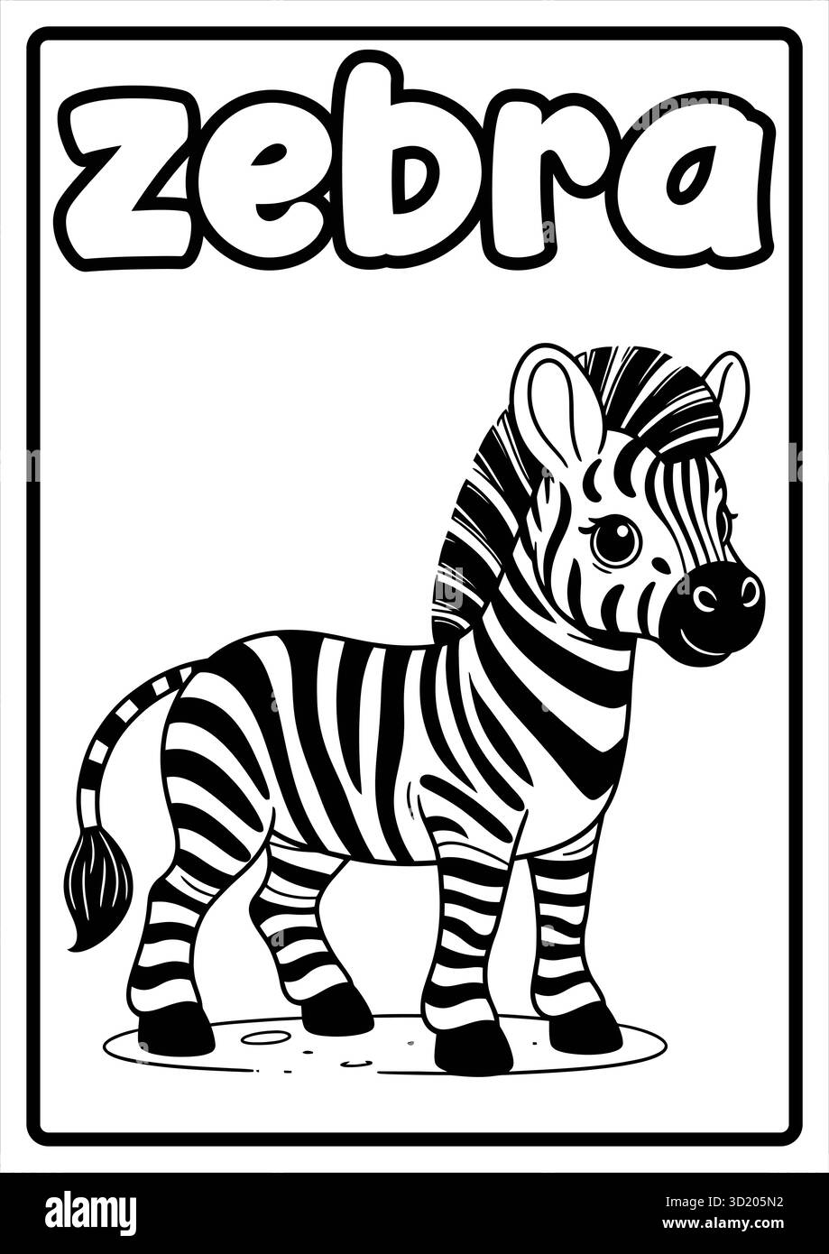 Printable Cute Animal Coloring Pages for Kids feature fun and easy-to ...