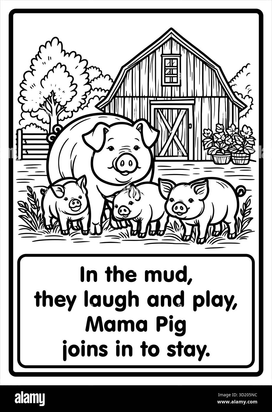 Printable Cute Animal Coloring Pages for Kids feature fun and easy-to ...