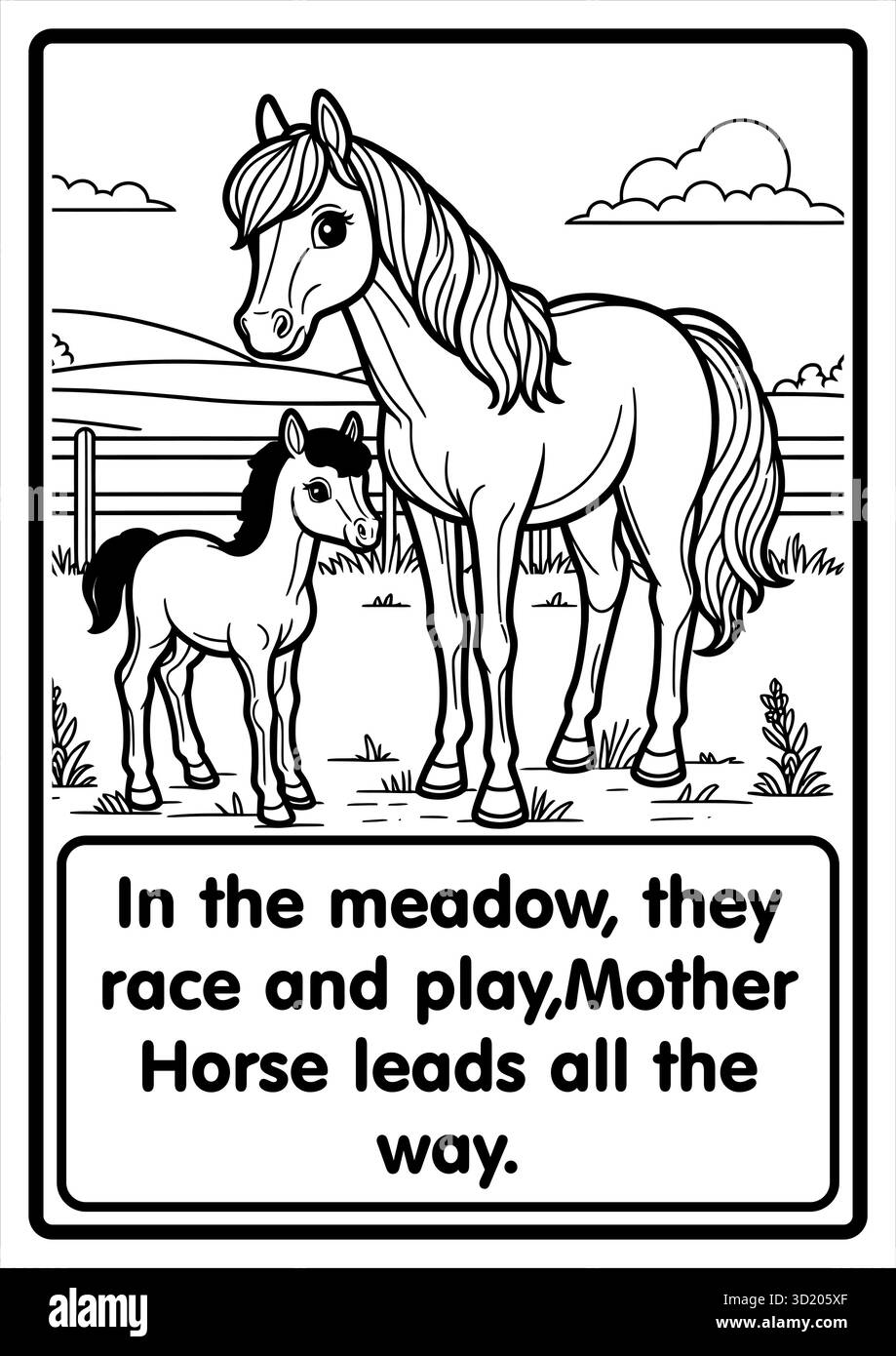 Printable Cute Animal Coloring Pages for Kids feature fun and easy-to ...
