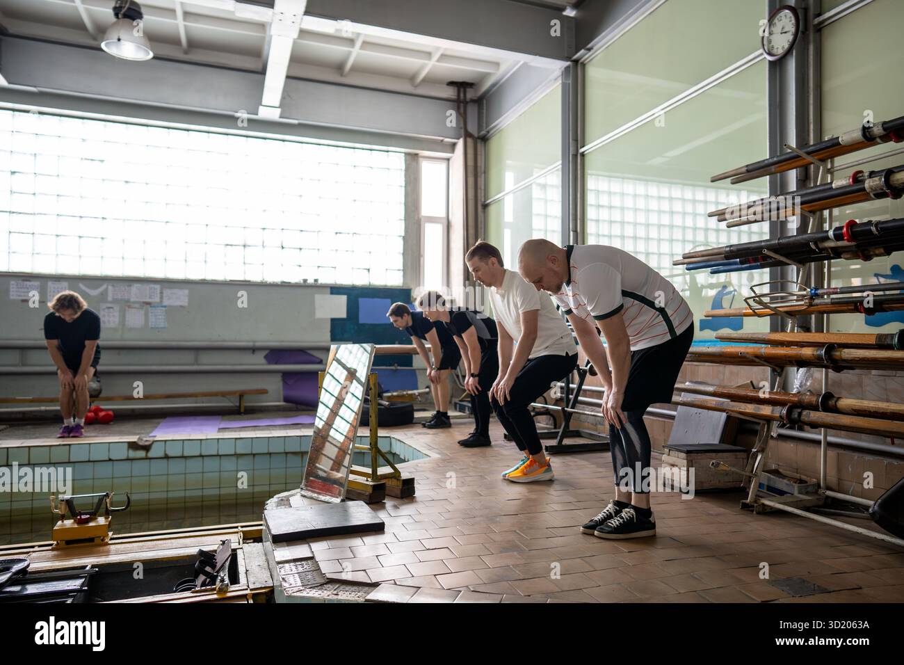 Strong active male rowers hi-res stock photography and images - Alamy