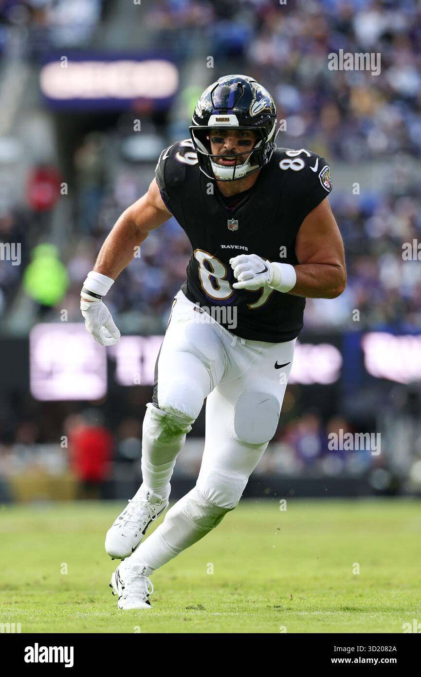 Baltimore Ravens tight end Mark Andrews (89) in action during the ...
