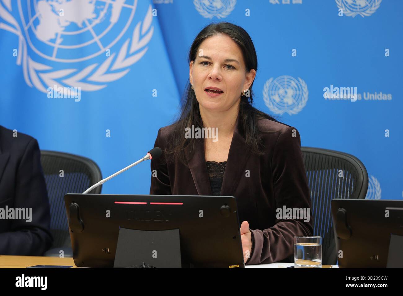 UNITED NATIONS, NEW YORK OCTOBER 29, 2025: Alya Ahmed Saif Al-Thani ...
