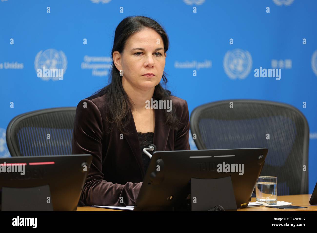UNITED NATIONS, NEW YORK OCTOBER 29, 2025: Alya Ahmed Saif Al-Thani ...