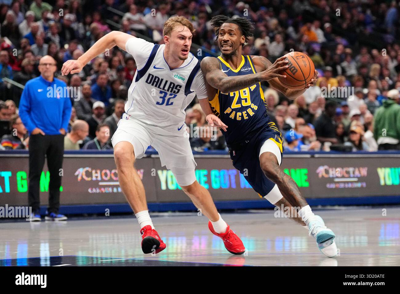 Indiana Pacers guard Quenton Jackson (29) drives to the basket as ...