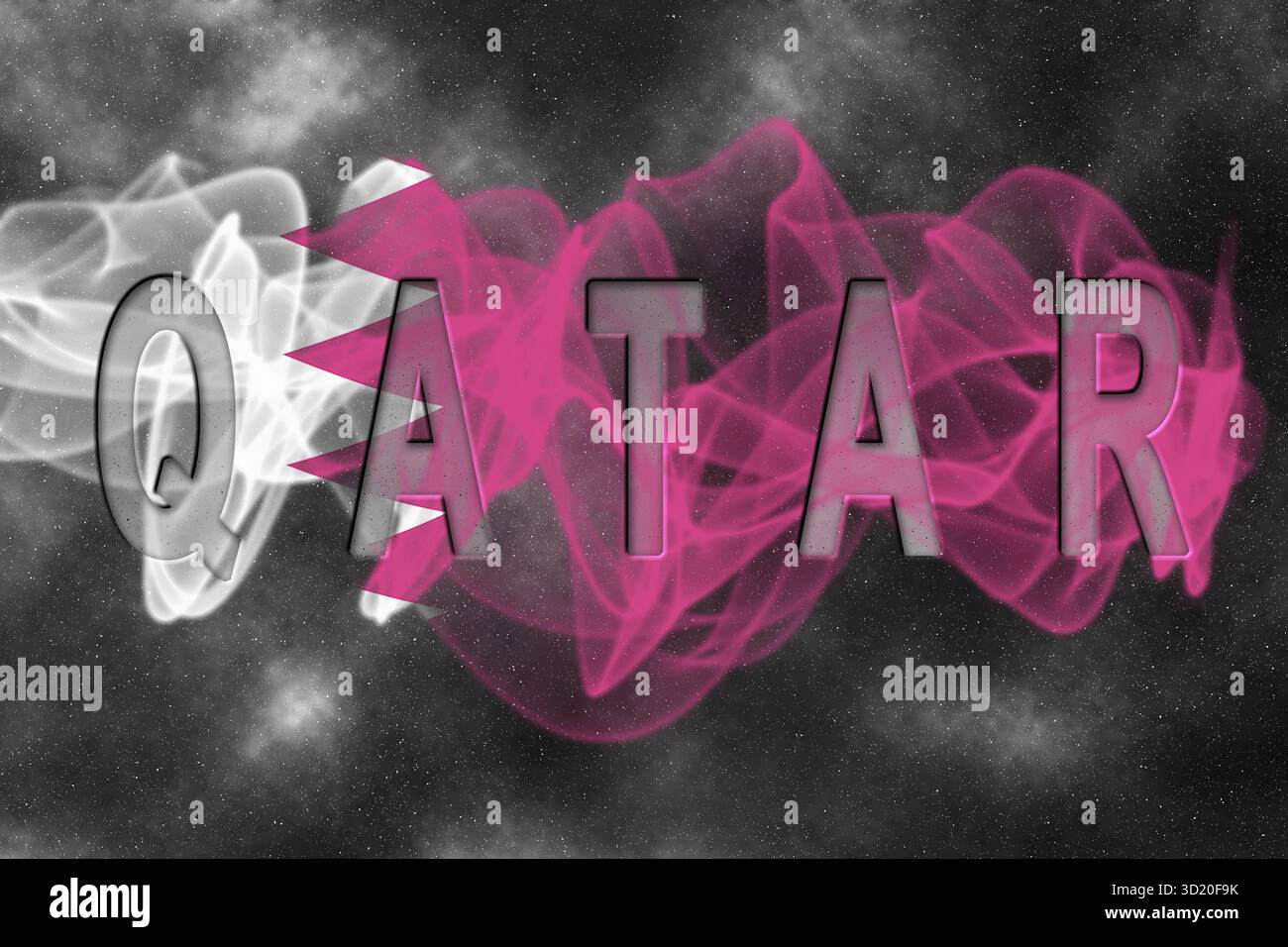 Qatar official flag hi-res stock photography and images - Alamy