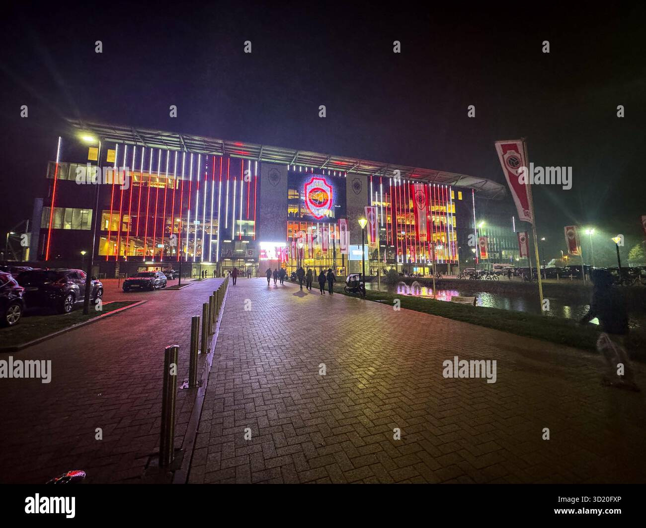the Bosuil stadium pictured before a soccer game between Royal Antwerp ...