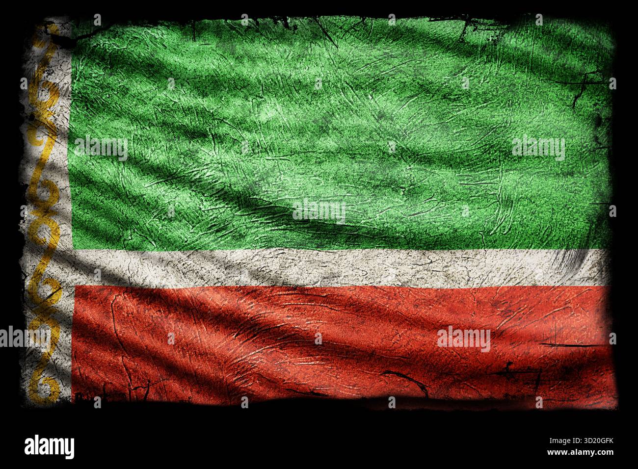Flag chechen republic white hi-res stock photography and images - Alamy