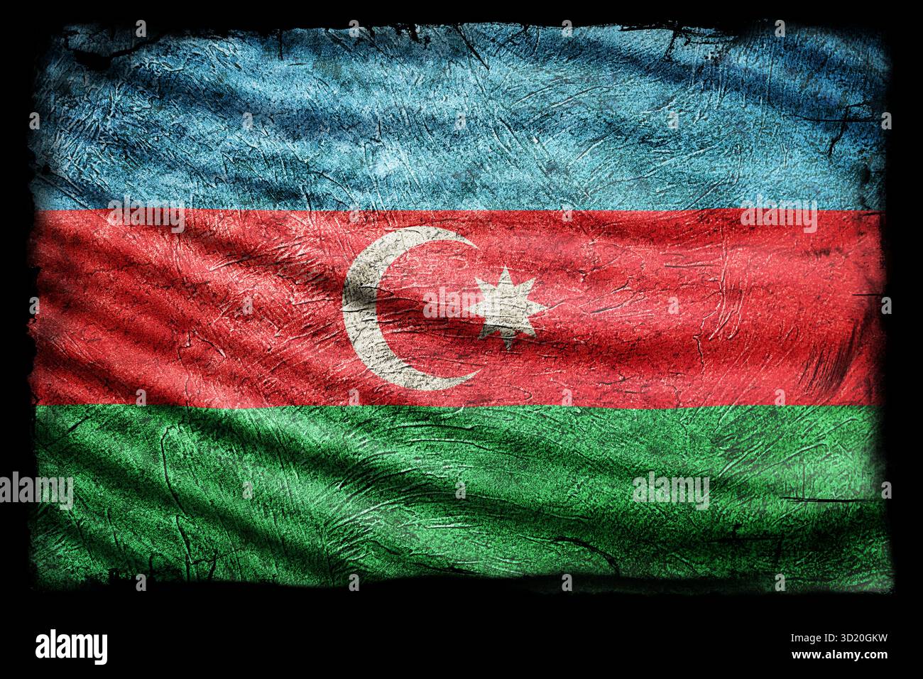 Azerbaijan national colors hi-res stock photography and images - Alamy