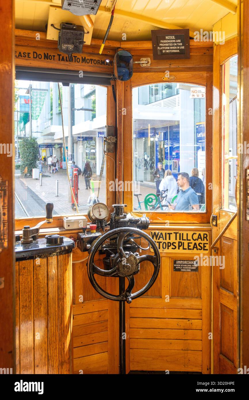 Drivers compartment heritage loop vintage transport trams histo hi-res ...