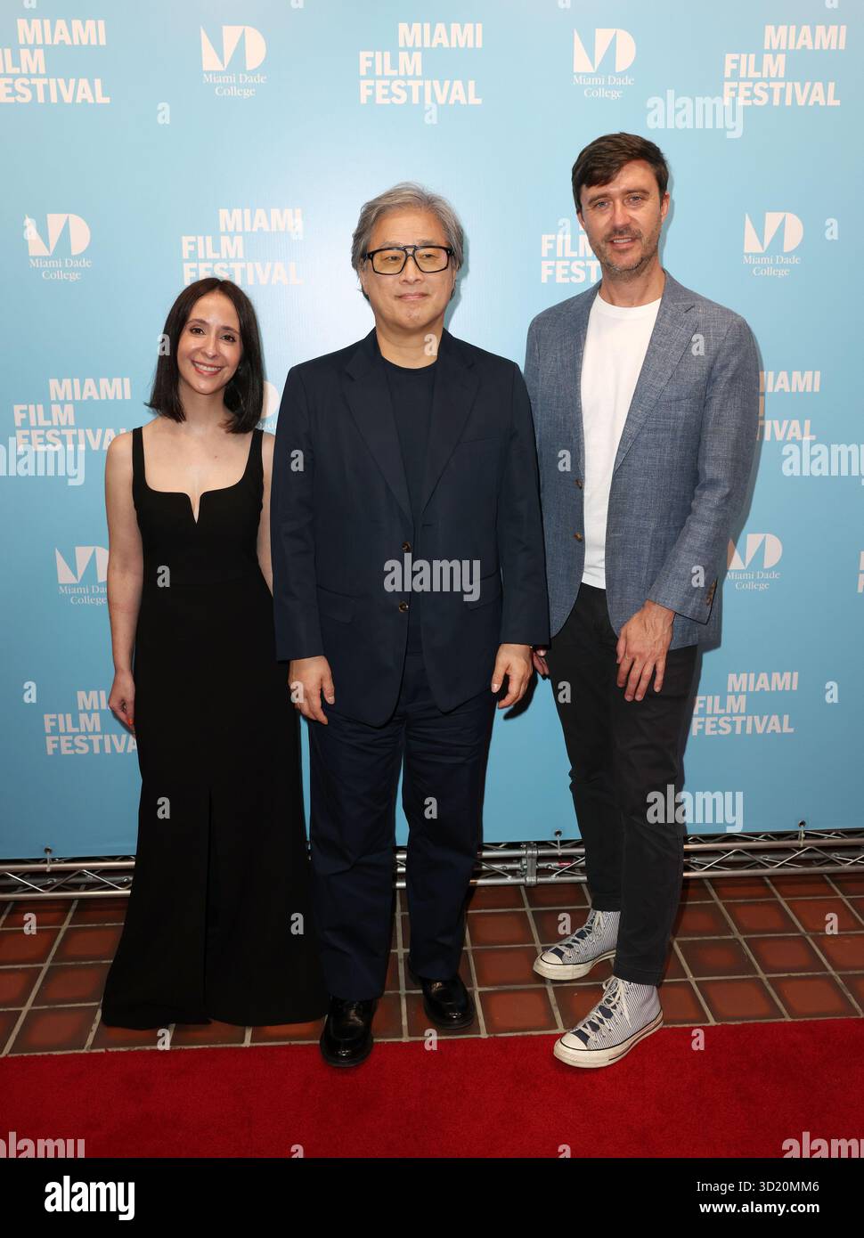 MIAMI, FL - OCT 29: Lauren Cohen, Director Park Chan - wook and James ...