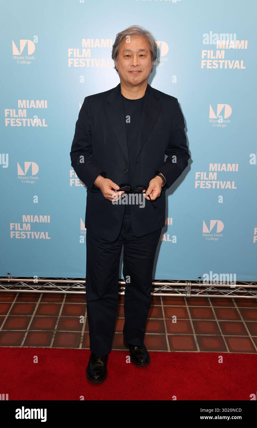 MIAMI, FL - OCT 29: Director Park Chan - wook is seen during opening ...