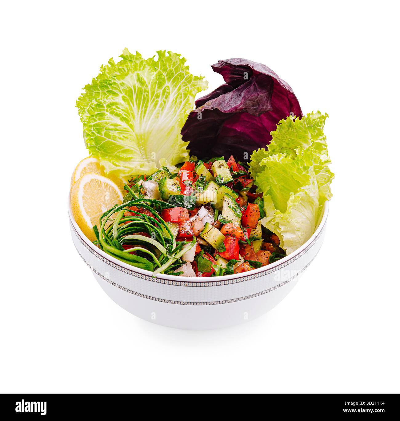 Vibrant vegetable salad features hi-res stock photography and images ...