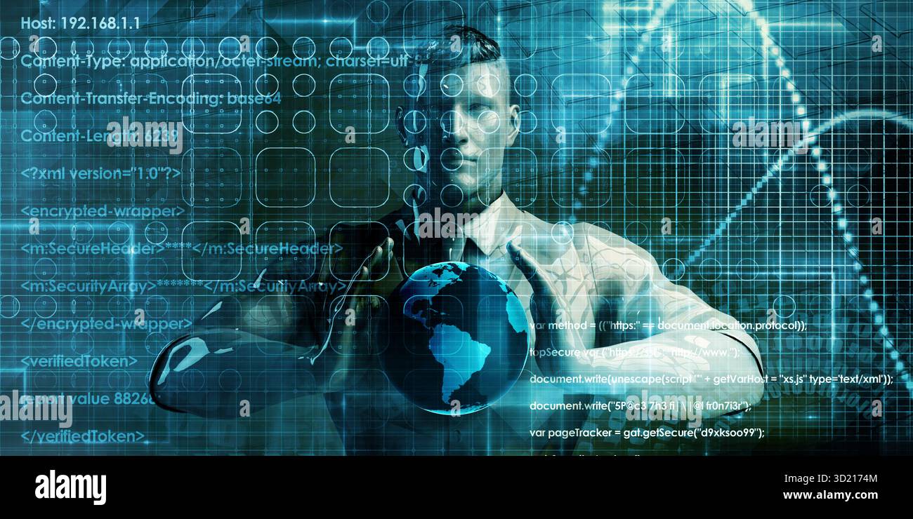 Future Interactive Screen and Advanced Business Tools Concept Stock ...