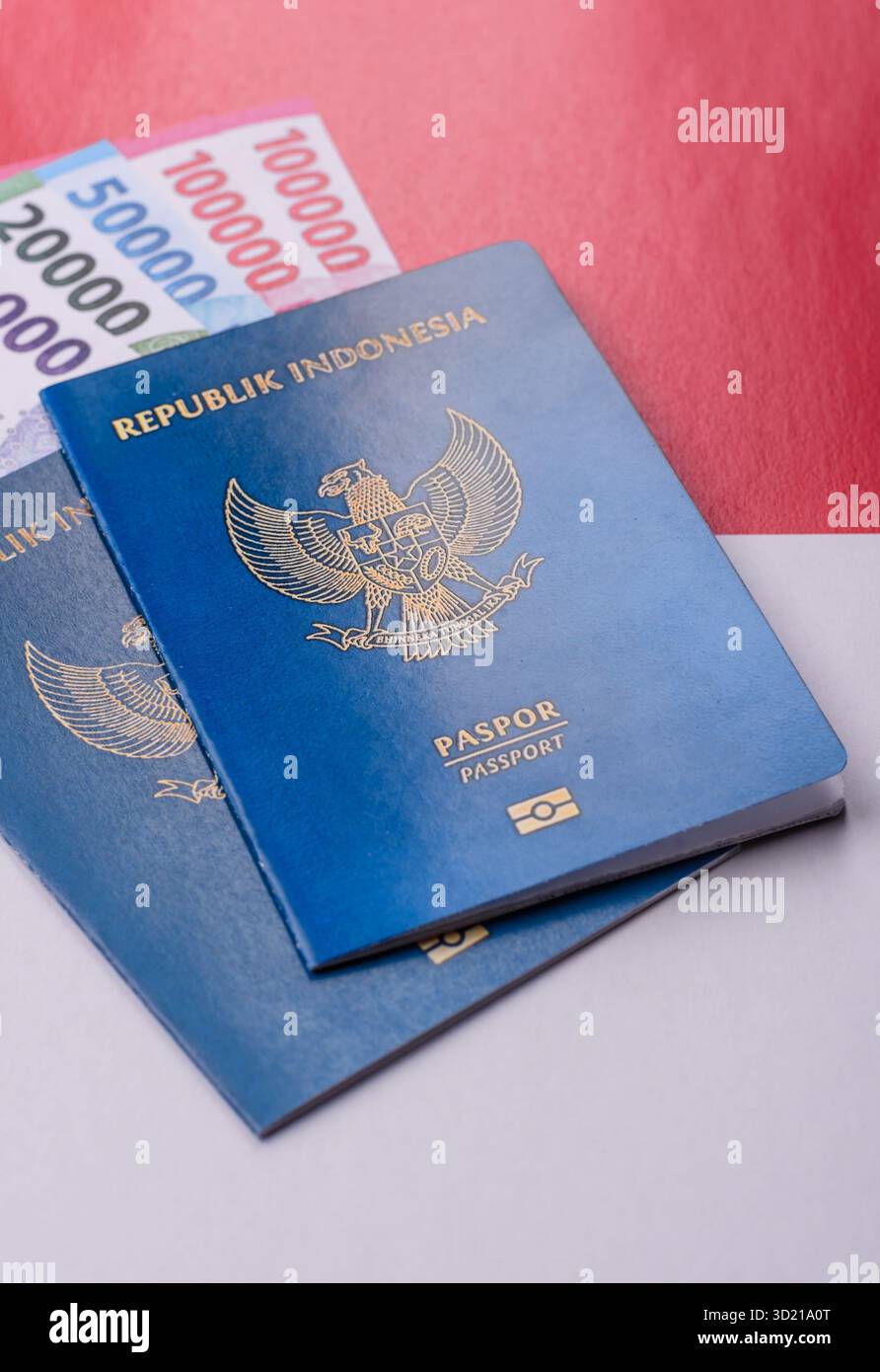 Indonesian passport for travelling, flying and doing business ...