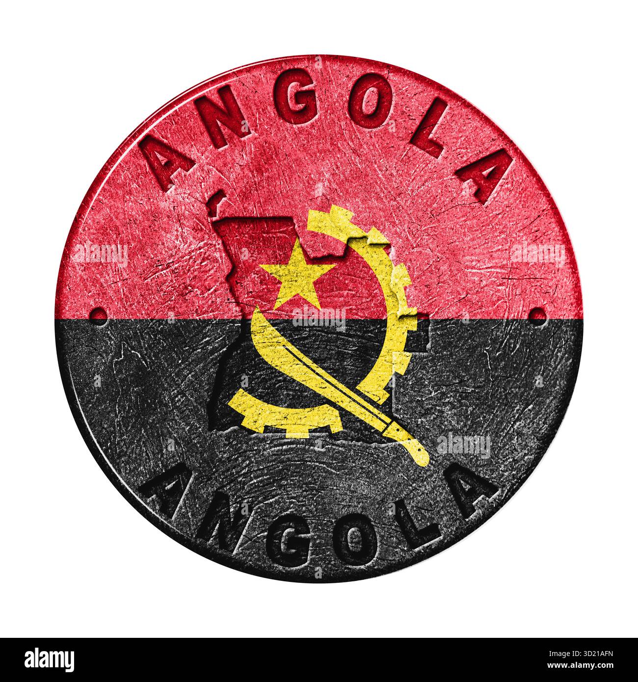 Angola icon country map hi-res stock photography and images - Alamy