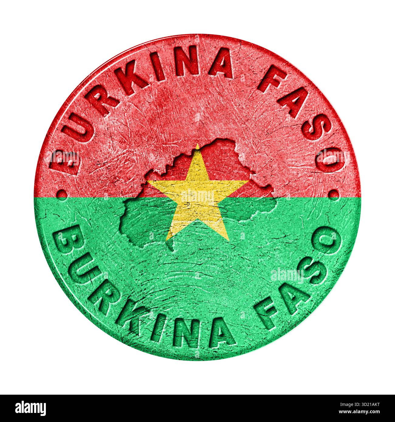 Africa map flag burkina faso hi-res stock photography and images - Alamy