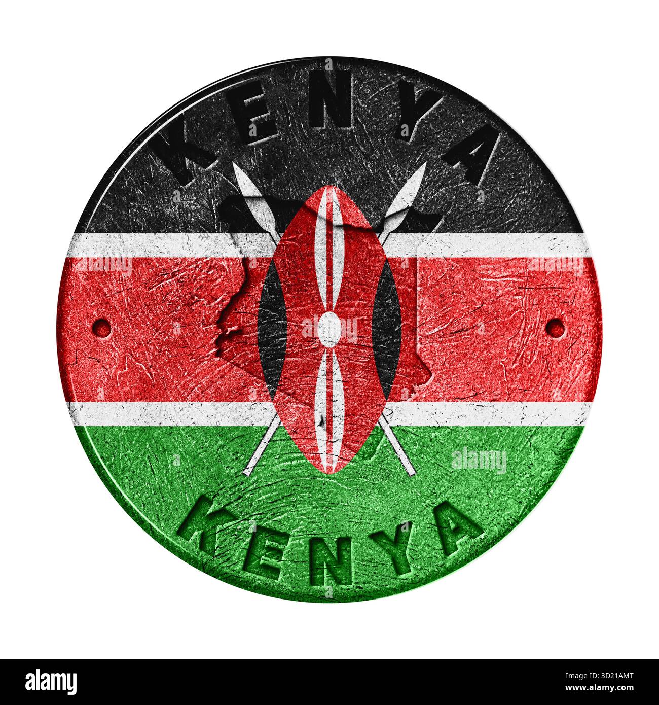 Kenya map kenyan country Cut Out Stock Images & Pictures - Alamy