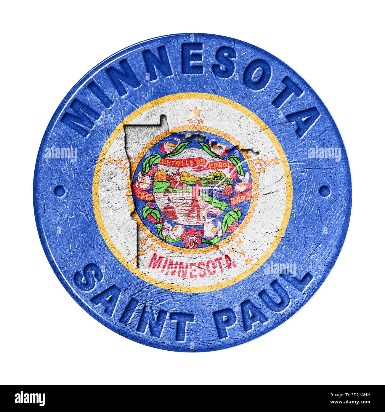 State of minnesota flag Cut Out Stock Images & Pictures - Alamy